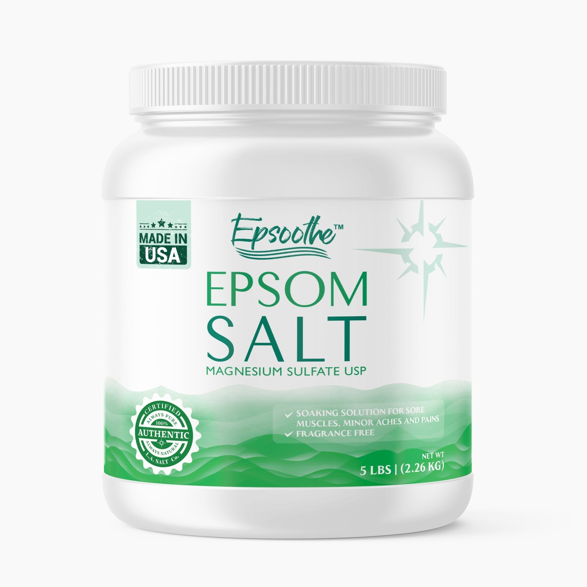 Epsom Salt (5 lb) – LA SALT CO